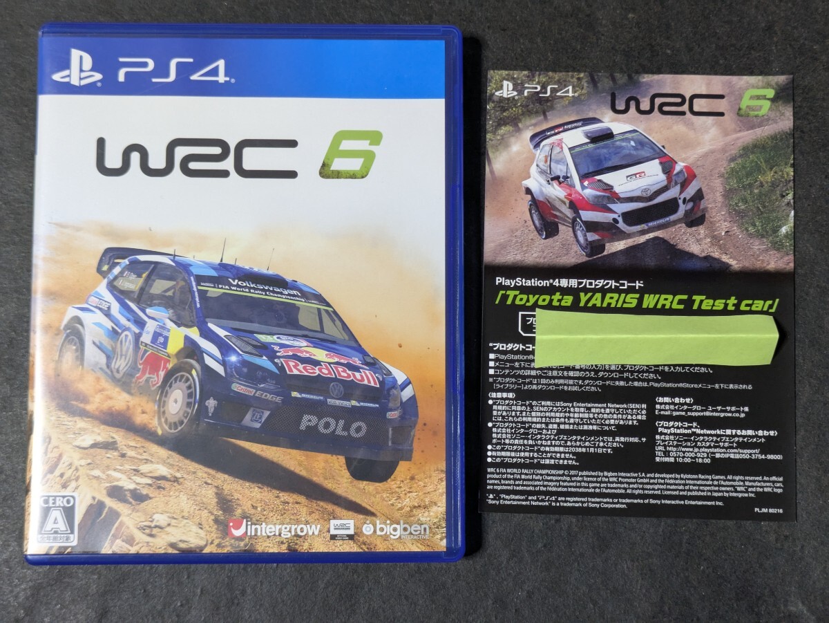 Yahoo!オークション - 【PS4】 WRC 6 コード付き
