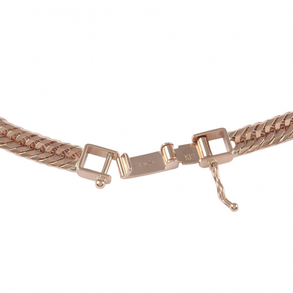 Yahoo!オークション - K18ピンクゴールド 喜平 ネックレス トリプル12...