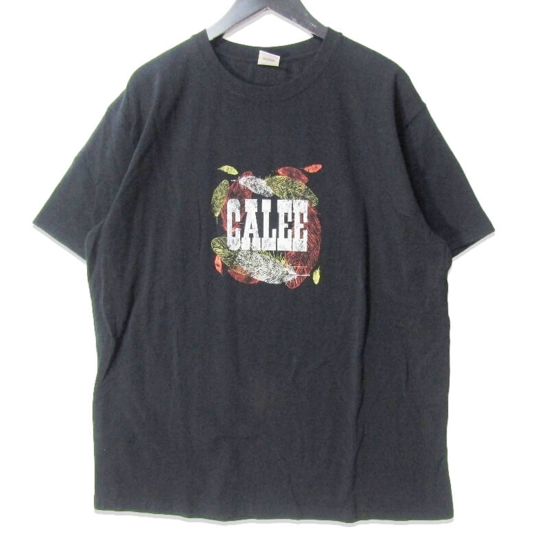 Yahoo!オークション - CALEE キャリー 半袖Tシャツ FEATHER T-SHIRT ロ...