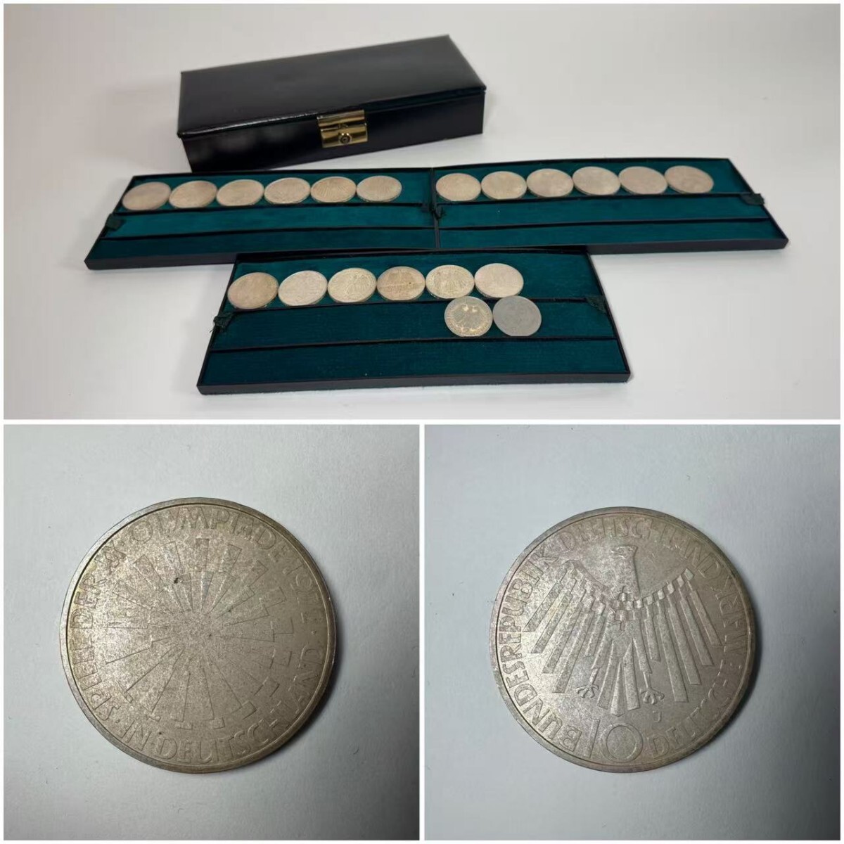 AS719 ドイツ ミュンヘンオリンピック 記念銀貨 10マルク12枚 5マルク6枚 2マルク2枚 額面152マルク 重267g(ヨーロッパ)｜売買されたオークション情報、yahooの商品情報 ...