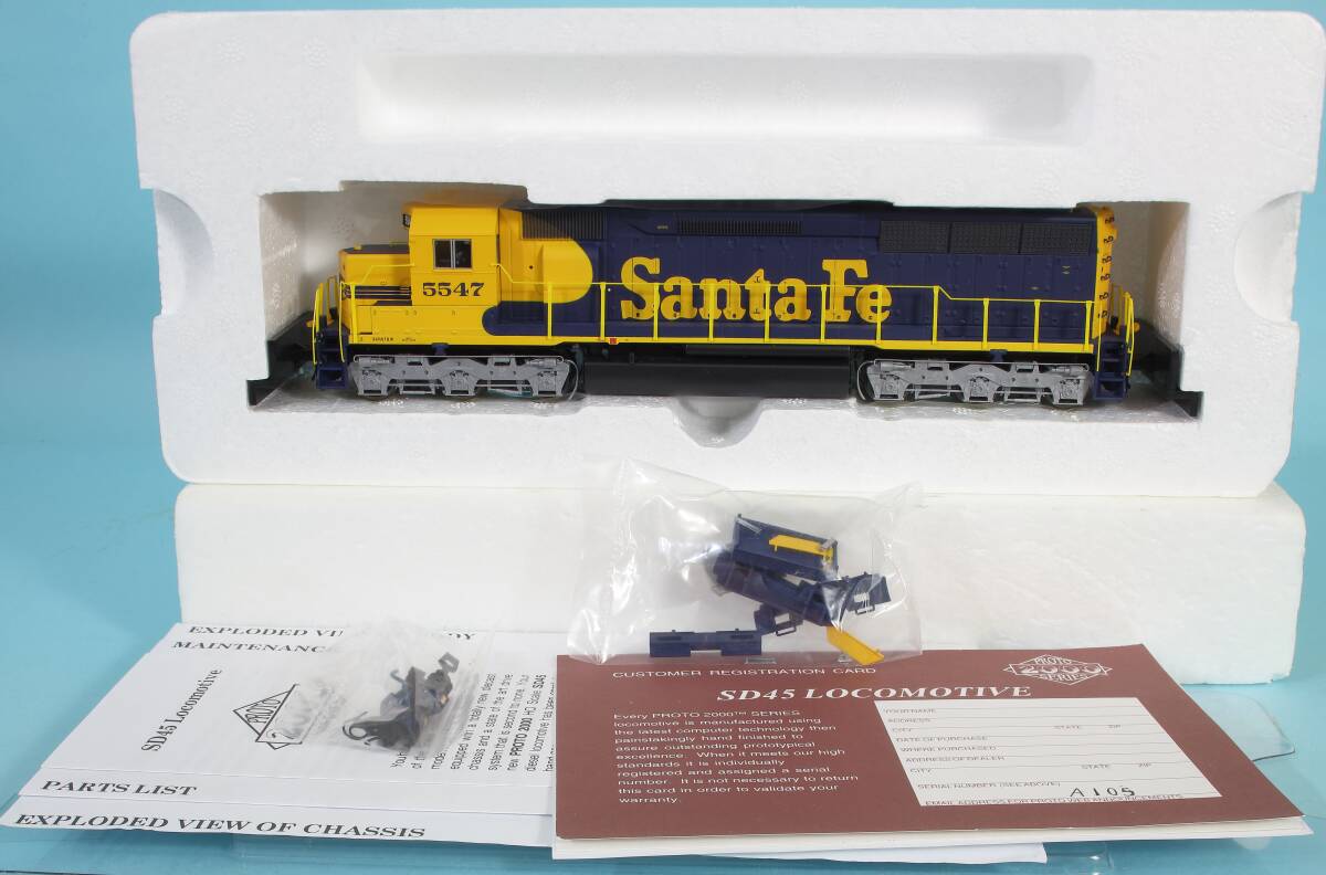 Yahoo!オークション - PROTO 2000 AT&SF SD45