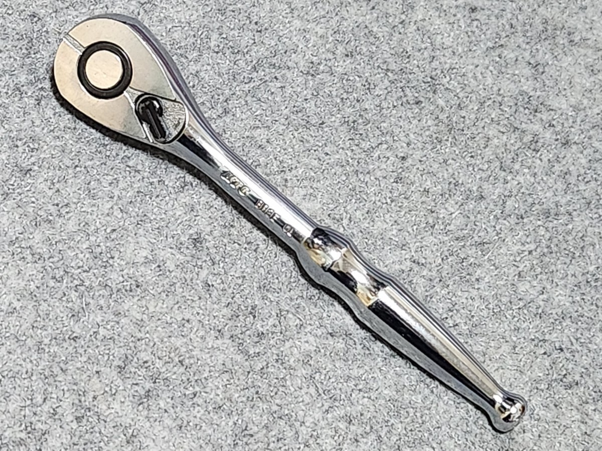 Yahoo!オークション - KTC BR3E 3/8 9.5sq ラチェットハンドル クイッ...