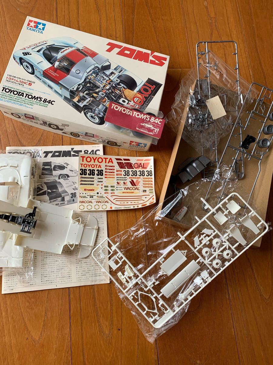 Yahoo!オークション - TAMIYA トヨタ トムス84Cプラモデル 1/24
