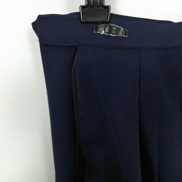 Yahoo!オークション - 1円 スクールスカート 冬物 w63-丈57 紺 中学 高...