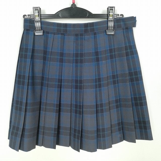Yahoo!オークション - 1円 スクールスカート 冬物 w63-丈43 チェック ...