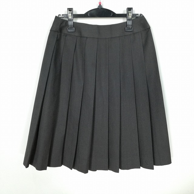 Yahoo!オークション - 1円 スクールスカート 冬物 w63-丈60 ストライプ...