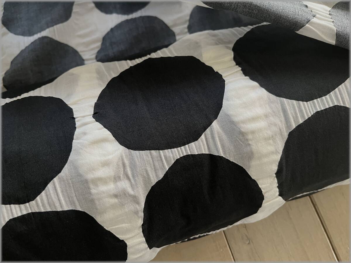 Yahoo!オークション - mets 計9.3m ラフドットおおきな水玉 80ローン塩...