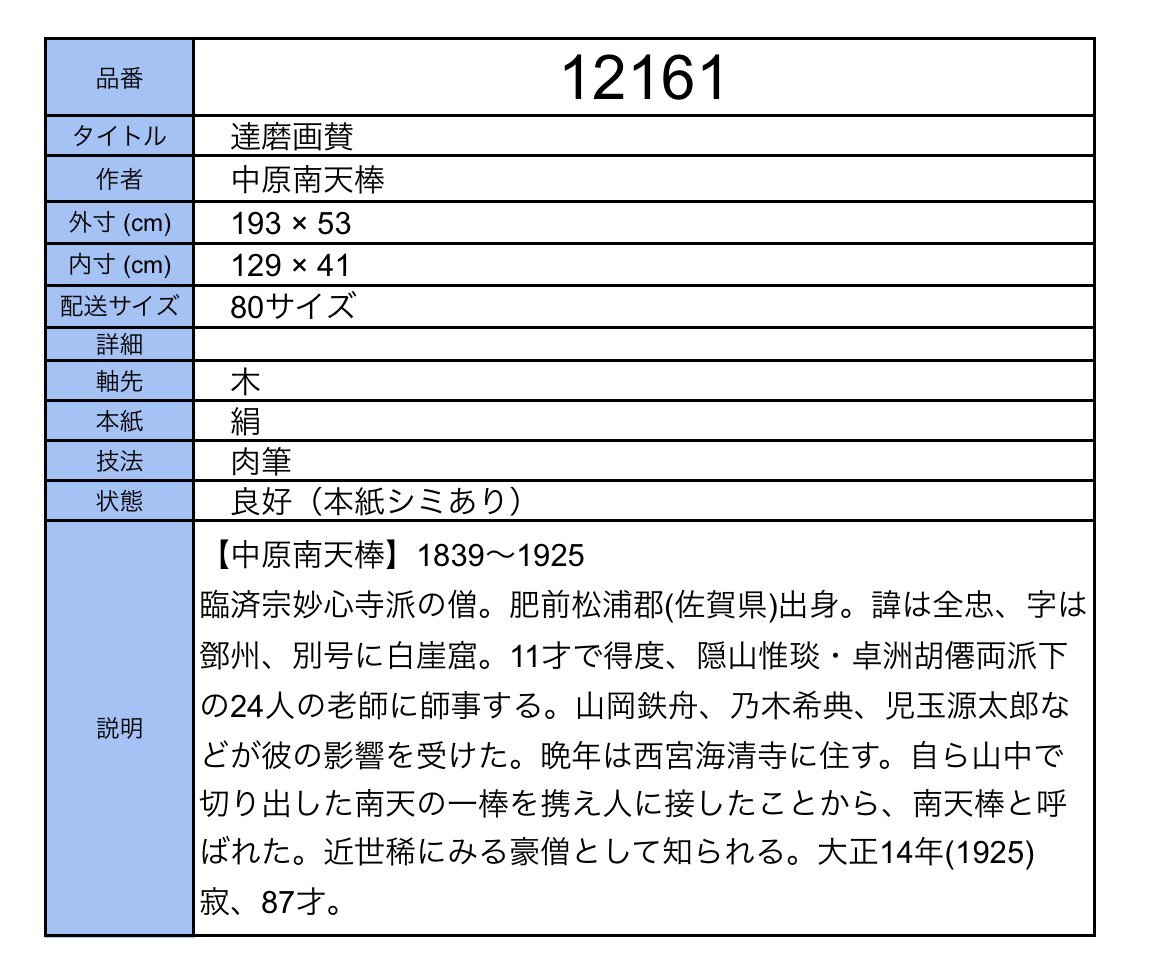 Yahoo!オークション - 【模写】吉】12161 中原南天棒 達磨画賛 臨済宗 ...