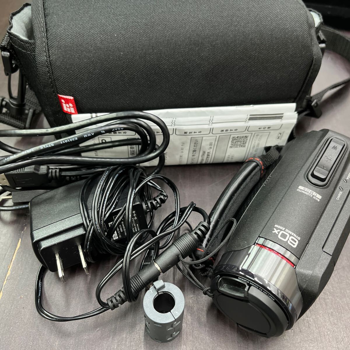 Yahoo!オークション - M359/ ビデオカメラ JVC GZ-R75K-B 2019年製