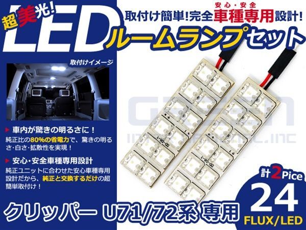 Yahoo!オークション - 超高輝度LEDルームランプ クリッパー U71 H15.9...