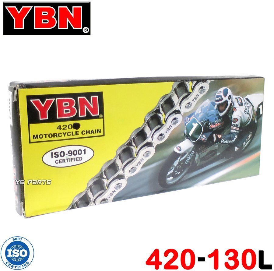 Yahoo!オークション - [高品質]台湾YBNハードチェーン420-130L NSF100/...