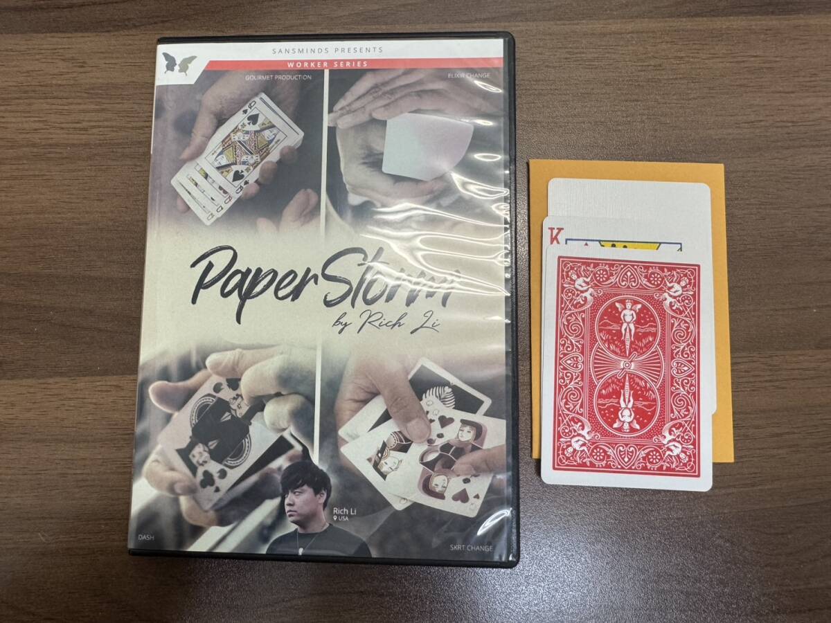 Yahoo!オークション - 【D252】レア Paper Storm by Rich Li 手品 DVD ...