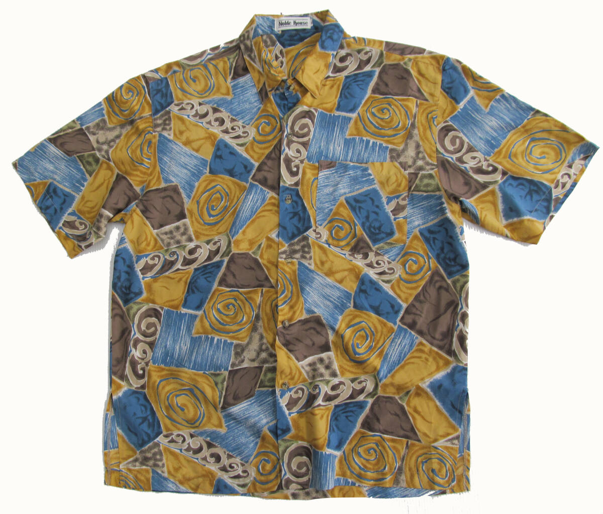 Yahoo!オークション - NOBLE HOUSE 半袖 柄シャツ XL E96