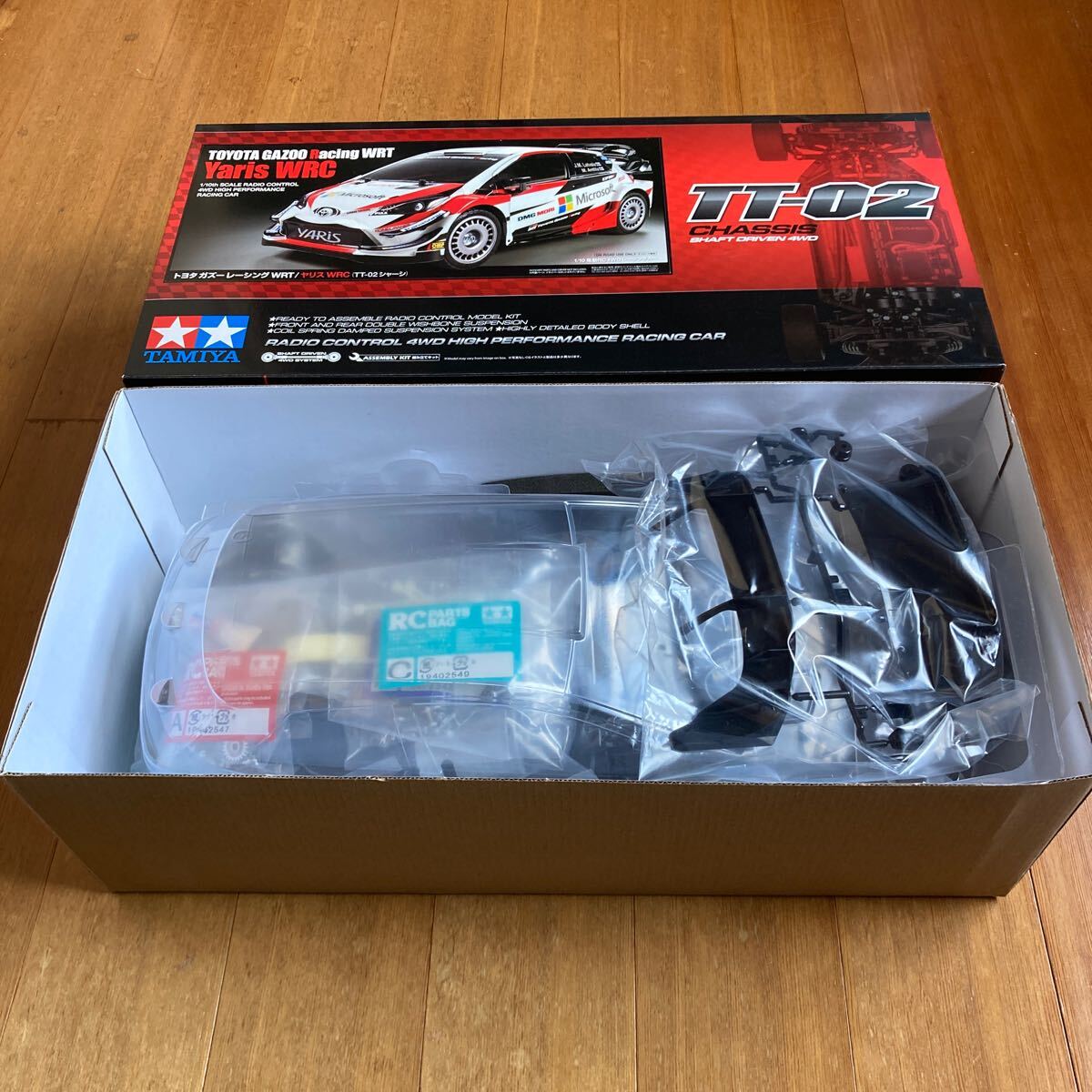 Yahoo!オークション - 送料無料 タミヤ ヤリス WRC TT-02 キット 未組...