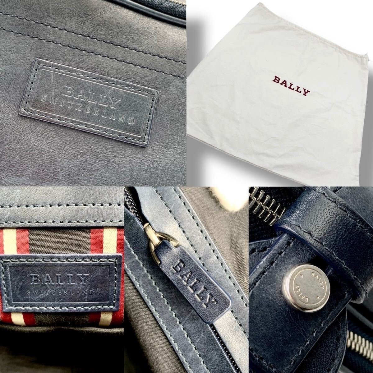 Yahoo!オークション - 美品/希少色 BALLY バリー 2WAY ビジネスバッグ ...