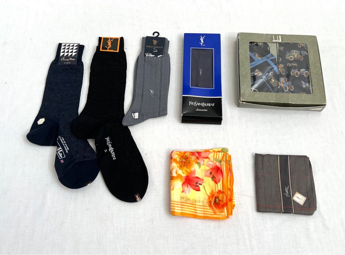 Yahoo!オークション - a1026 靴下 ネクタイ ハンカチ 7点セット イブ...