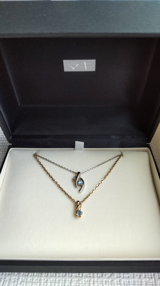 ジュエリーマキ K9WG ネックレス ホワイトゴールド K22GP ブルーストーン アクセサリー(カラーストーン)｜売買されたオークション情報、yahooの商品情報をアーカイブ公開 ...