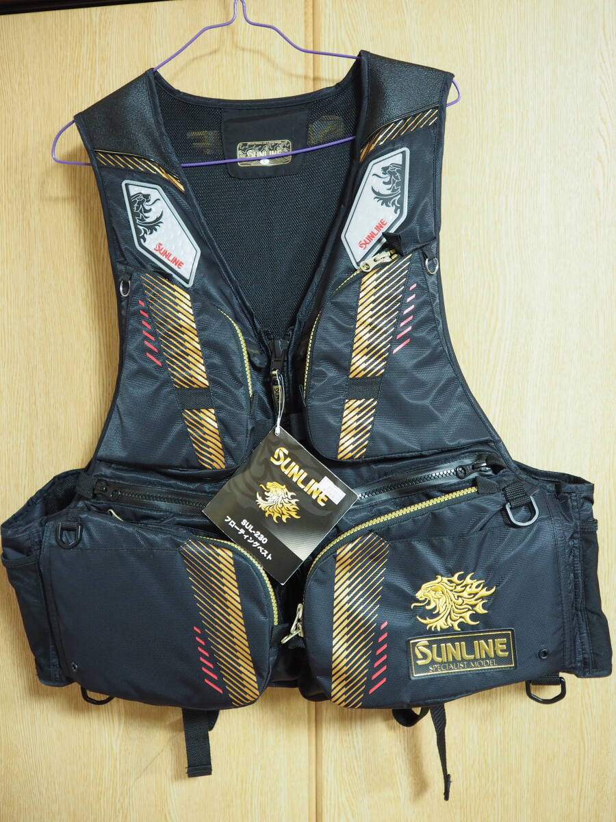 Yahoo!オークション - 新品 サンライン フローティングベスト SUL-230...