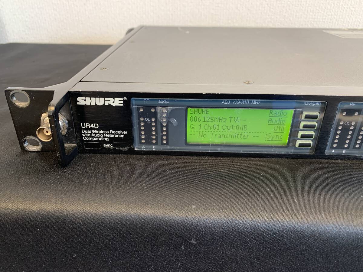 Yahoo!オークション - SHURE UR4D ワイヤレス受信機 ③
