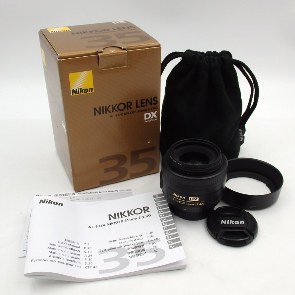 1円〜 Nikon ニコン AF-S DX NIKKOR 35mm f/1.8G レンズ 箱付 動作未確認 現状品 y23-3504571 Y商品(ニコン)｜売買されたオークション情報 ...