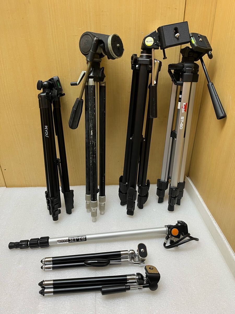 Yahoo!オークション - RE3185 一脚 三脚まとめて7本セット Kenko ST-60...