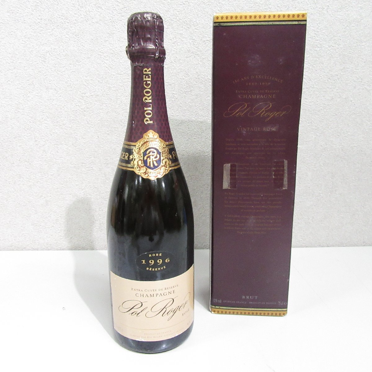 Yahoo!オークション - 【31】1円～ Pol Roger 1996 ポル ロジェ エクス...