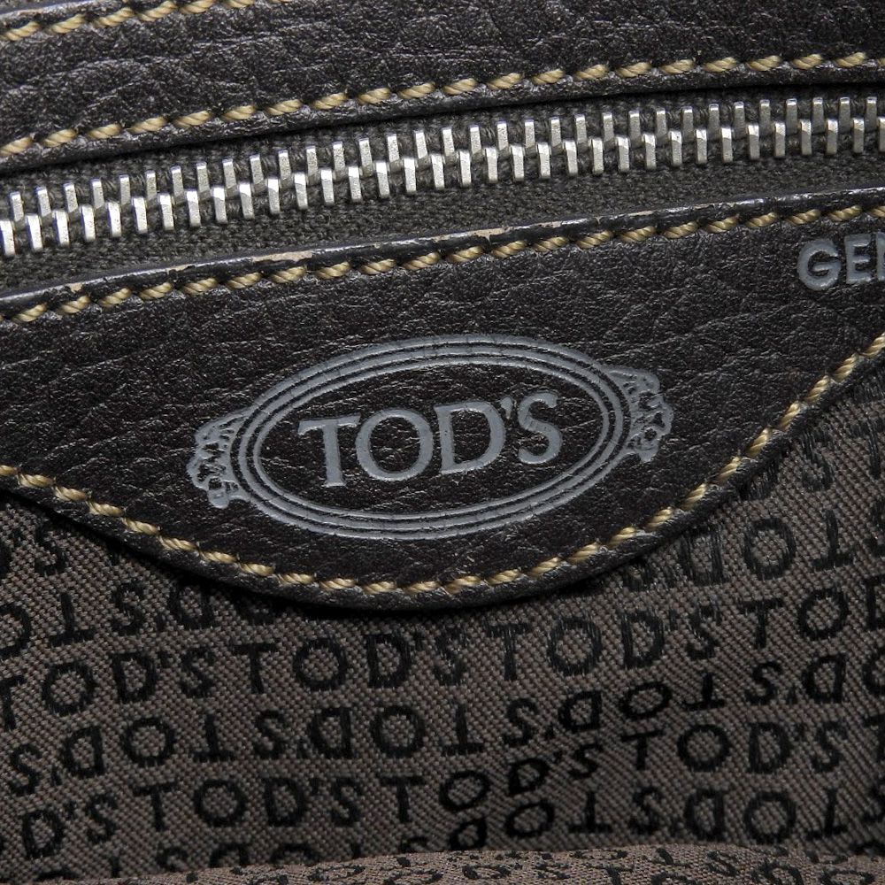 Yahoo!オークション - 【本物保証】 布袋付 超美品 トッズ TOD'S Dバッ...