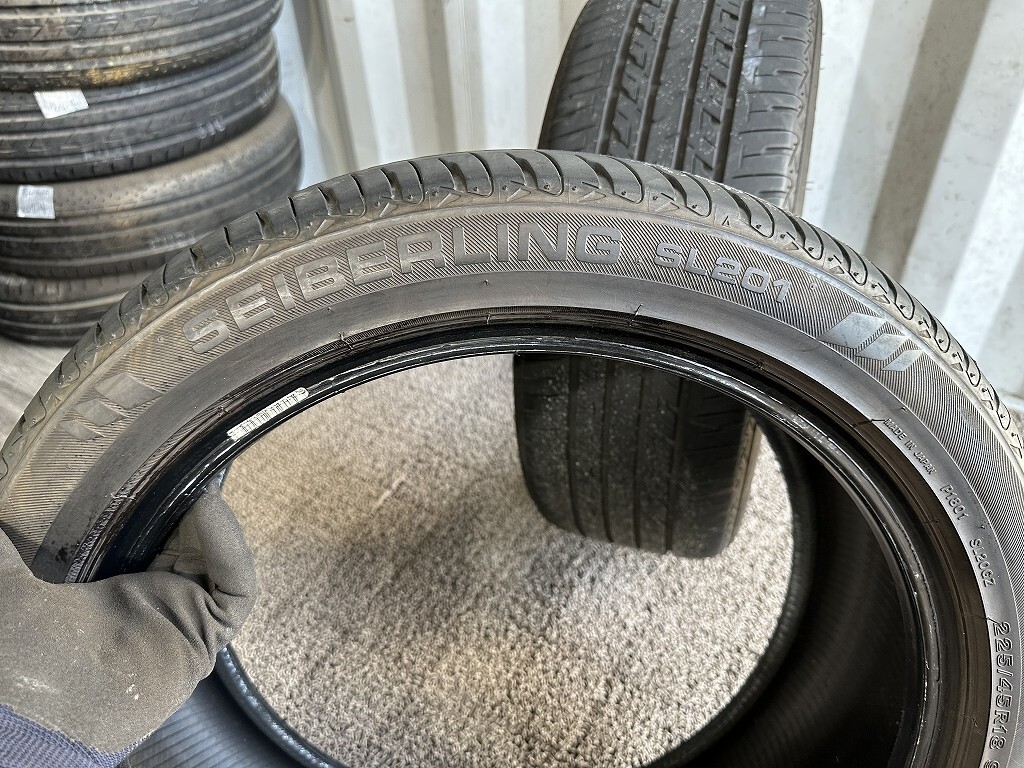 Yahoo!オークション - 【23年製】225/45R18 95W 2本 SEIBERLING SL201