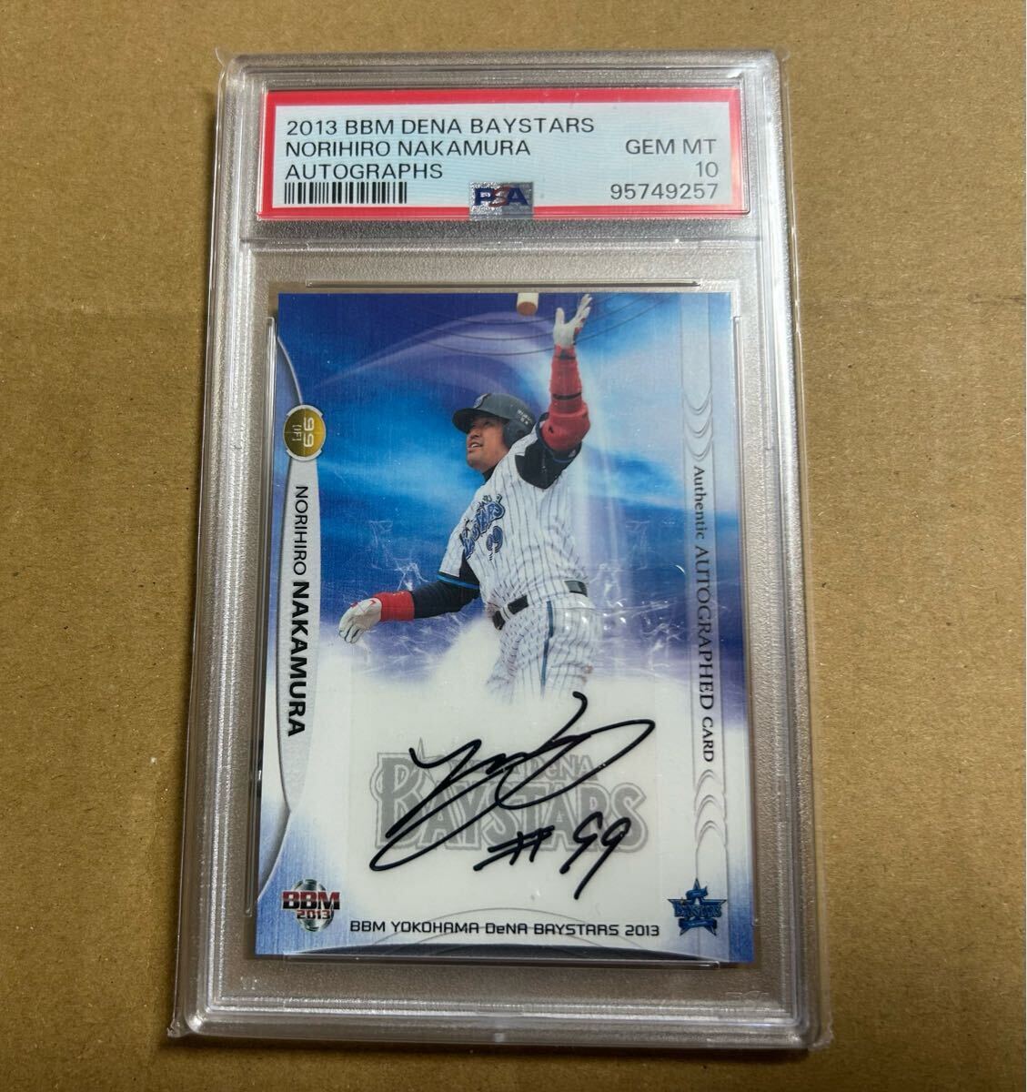 Yahoo!オークション - 中村紀洋 BBM 2013 横浜DeNAベイスターズ 直筆サ...