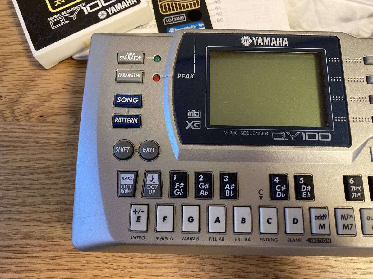 Yahoo!オークション - YAMAHA QY100 MUSIC SEQUENCER ヤマハ ミュージ...