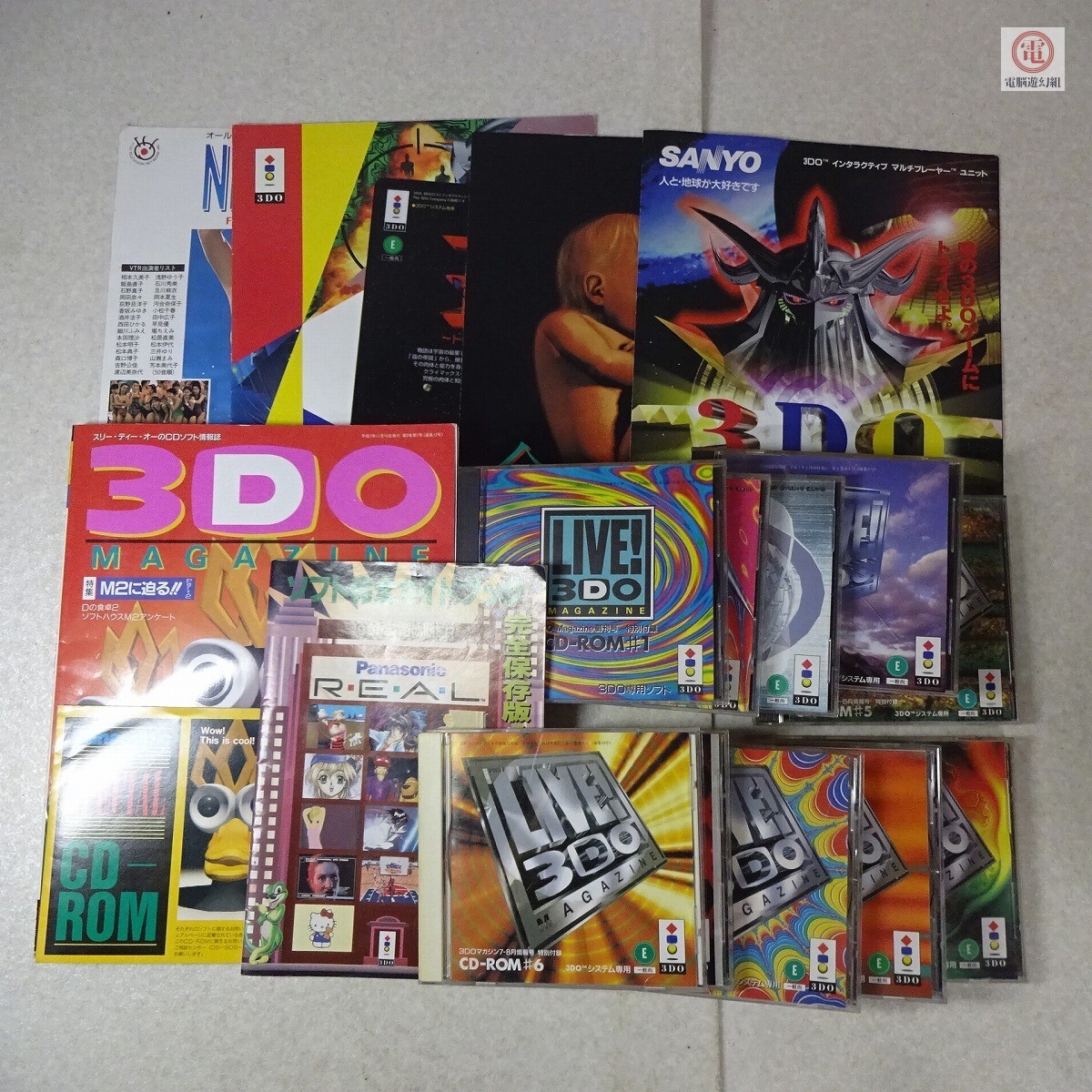 チラシ カタログ 3DO 関連 Dの食卓2 3DO TRY 雑誌付録CD-ROM LIVE 3DOマガジン #1〜11 Panasonic SPECIAL CD-ROM 等 まとめてセット ...