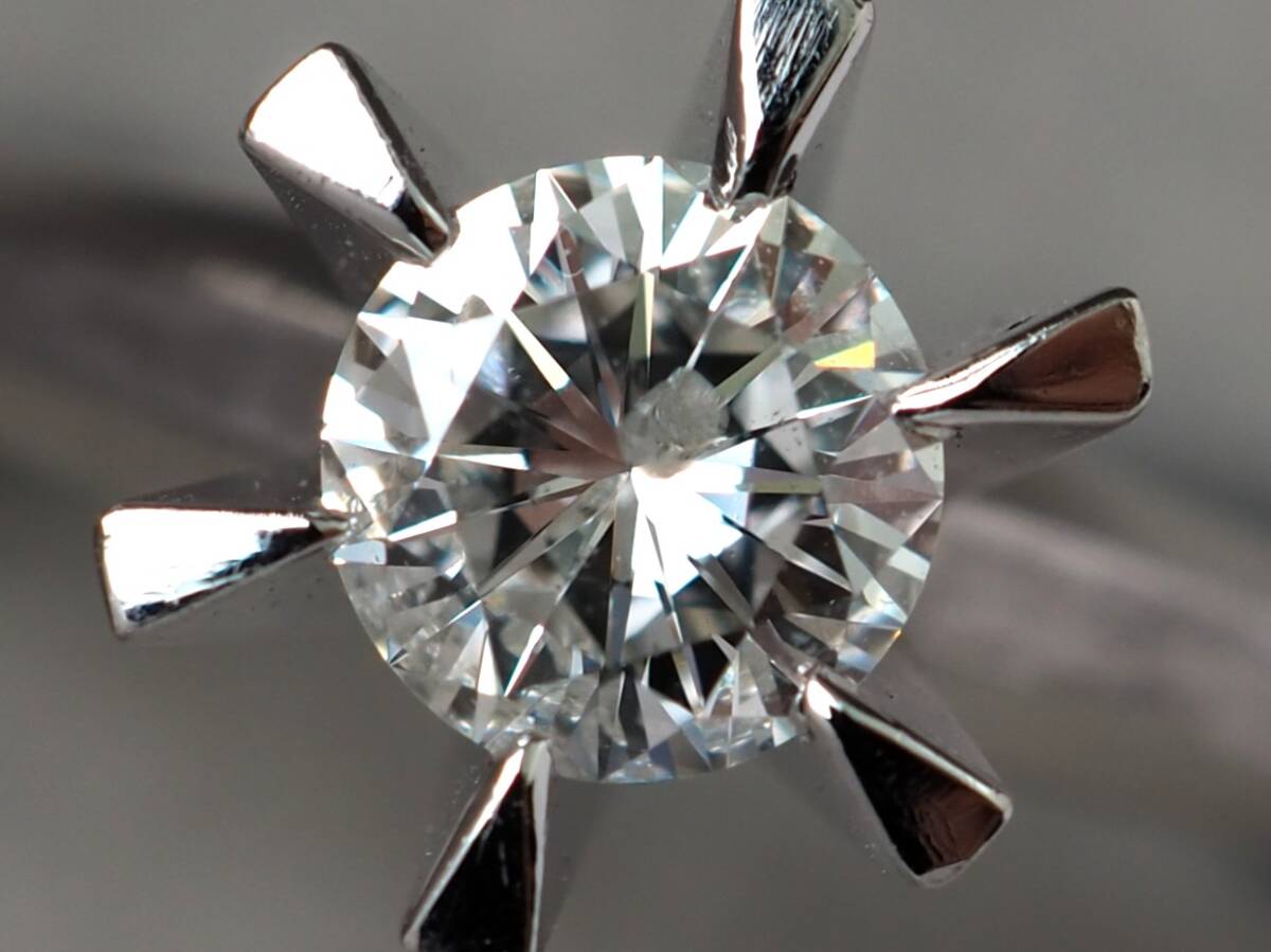 Yahoo!オークション - 【6325D】Pt900 天然ダイヤモンド 0.55ct/5.0g/...