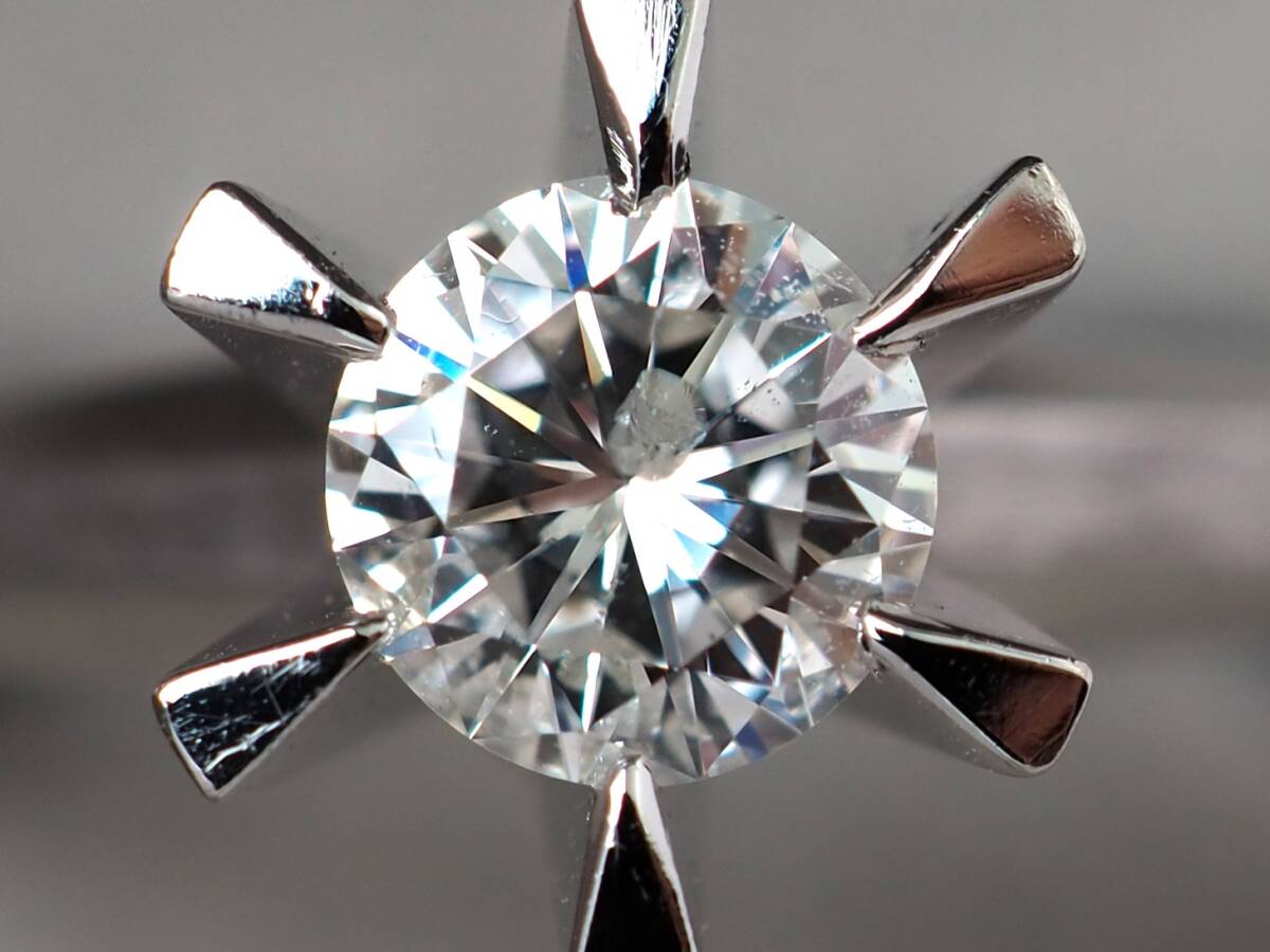 Yahoo!オークション - 【6325D】Pt900 天然ダイヤモンド 0.55ct/5.0g/...