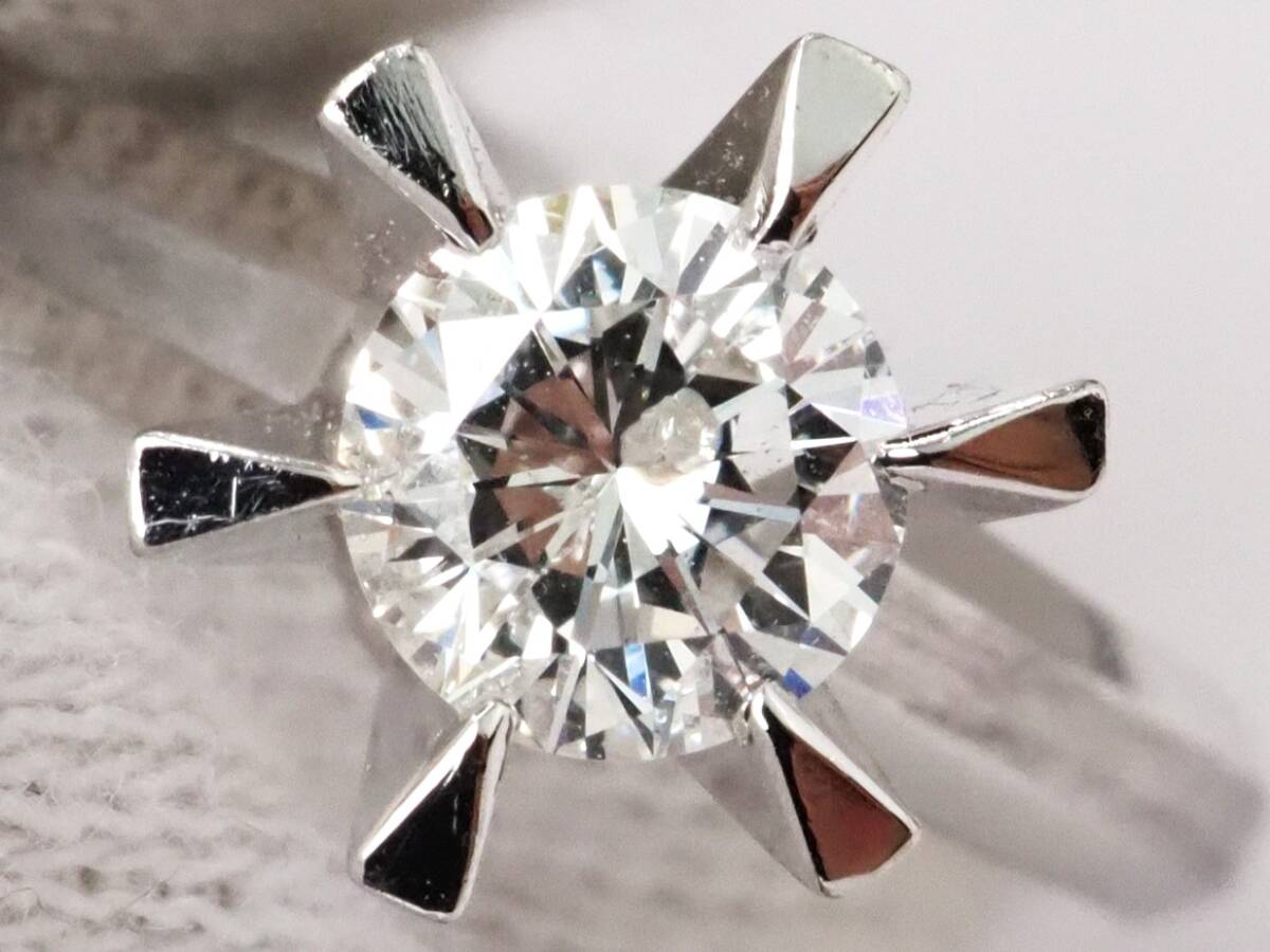 Yahoo!オークション - 【6325D】Pt900 天然ダイヤモンド 0.55ct/5.0g/...