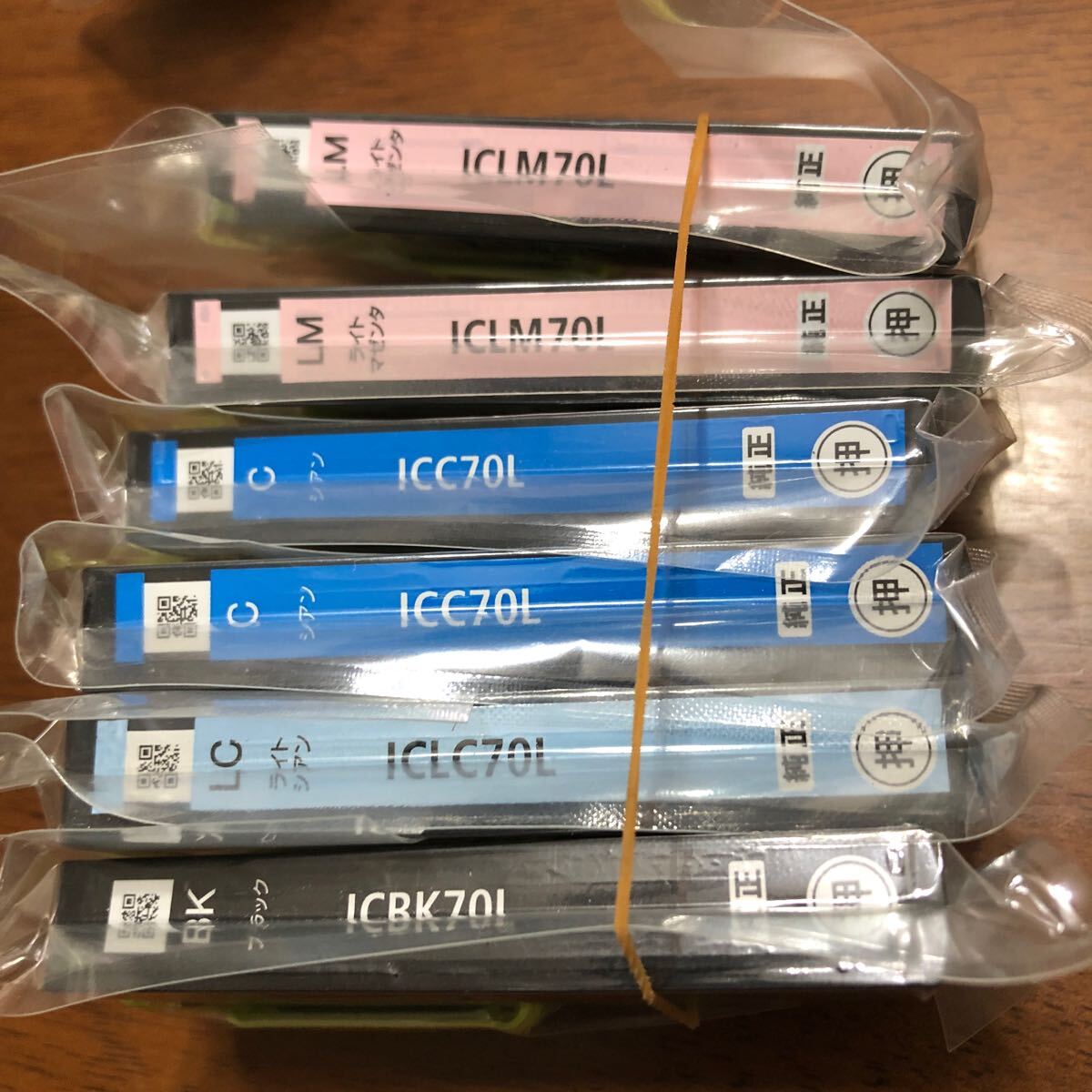 Yahoo!オークション - EPSON エプソン純正 IC-70L 4色6本セット『さく...