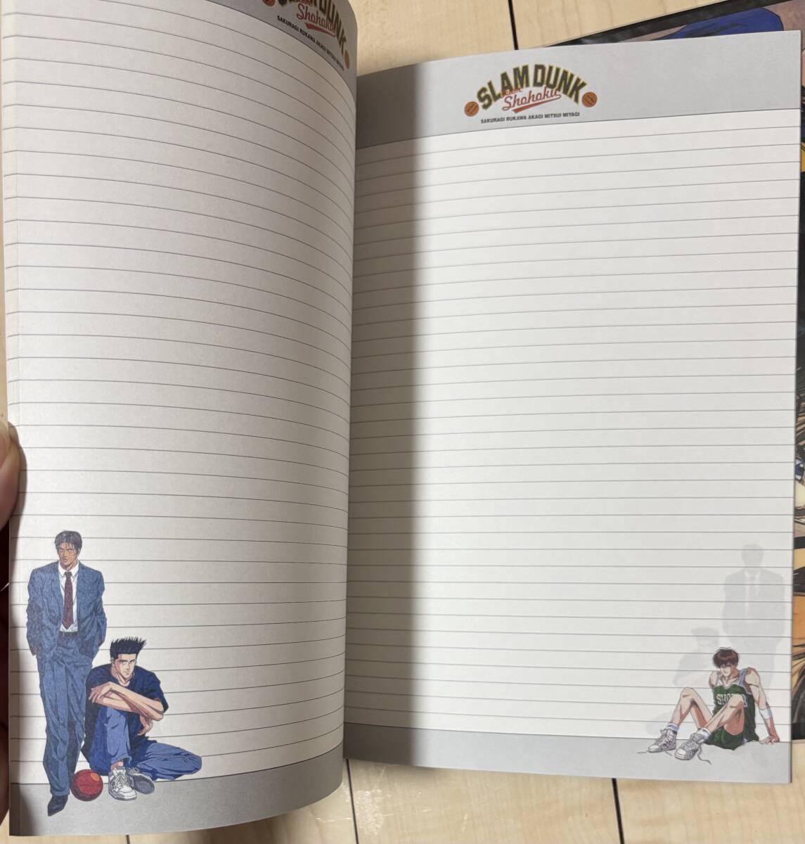 Yahoo!オークション - C577 当時物 スラムダンク ノート 下敷き 文房具...