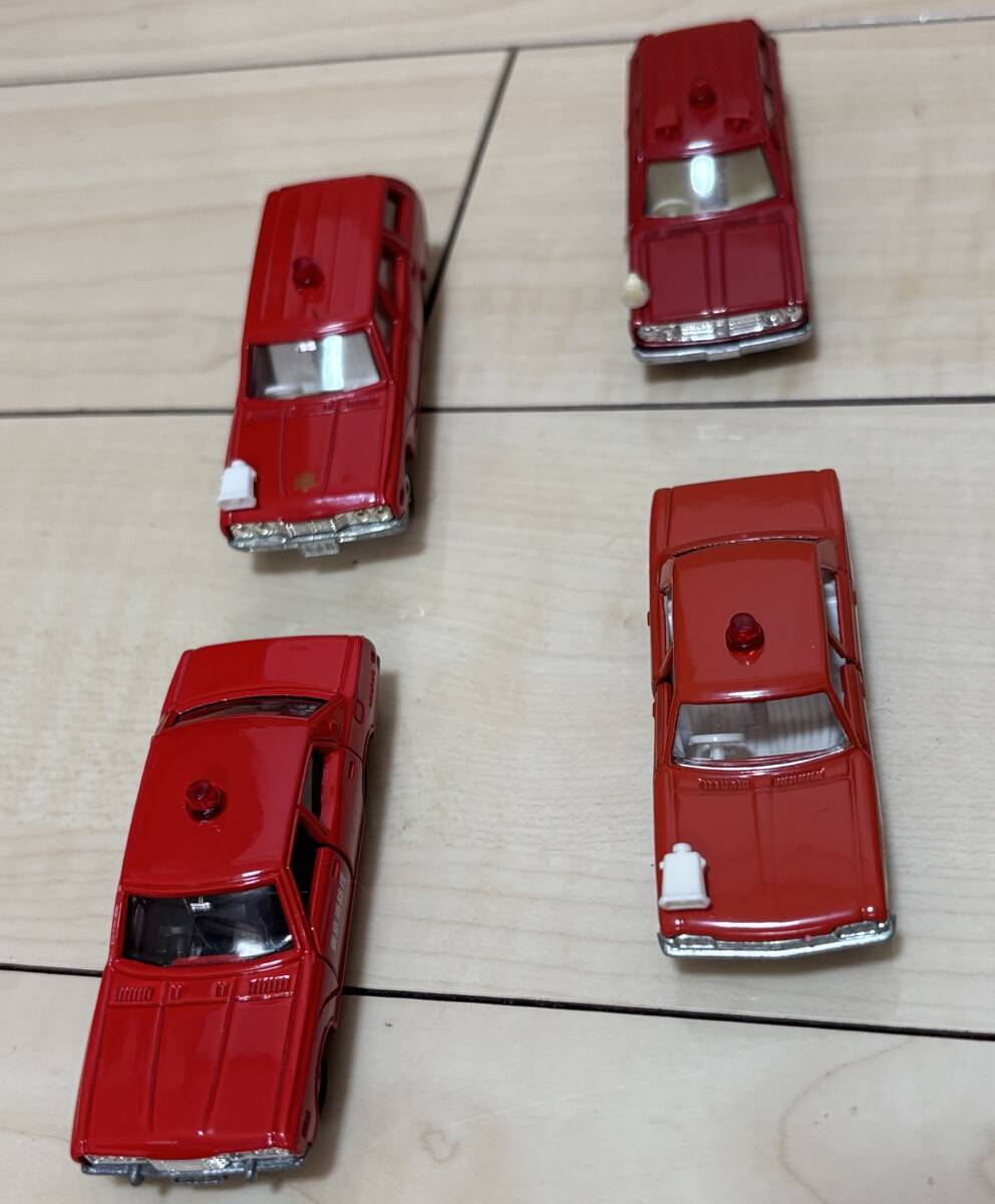 Yahoo!オークション - C419 トミカ 旧車 消防指揮車 セット セドリック...