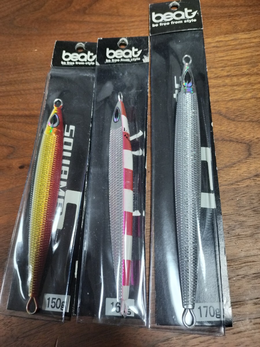 beat ビート スクエマショート＆ブイスケール＆スクエマセミロング 150g＆160g＆170g 3本セット ジグセット 同梱可(メタルジグ)｜売買されたオークション情報、yahooの商品 ...