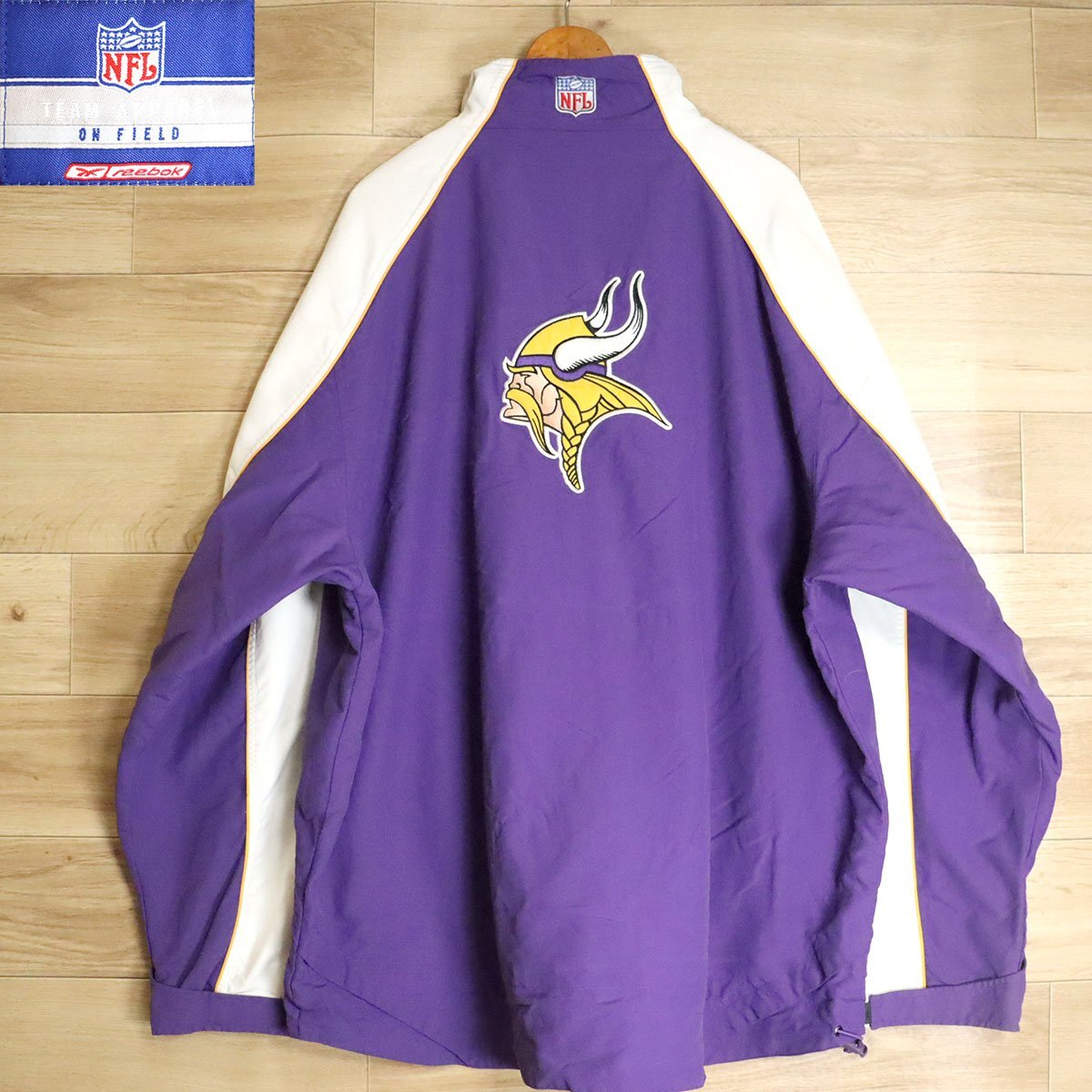 Yahoo!オークション - E11S/R2.27-4 NFL ミネソタ・バイキングス Reebo...