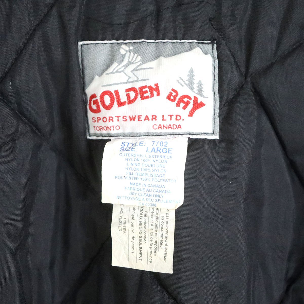 Yahoo!オークション - E6S/O3.13-5 カナダ製 GOLDEN BAY SPORTSWEAR ナ...