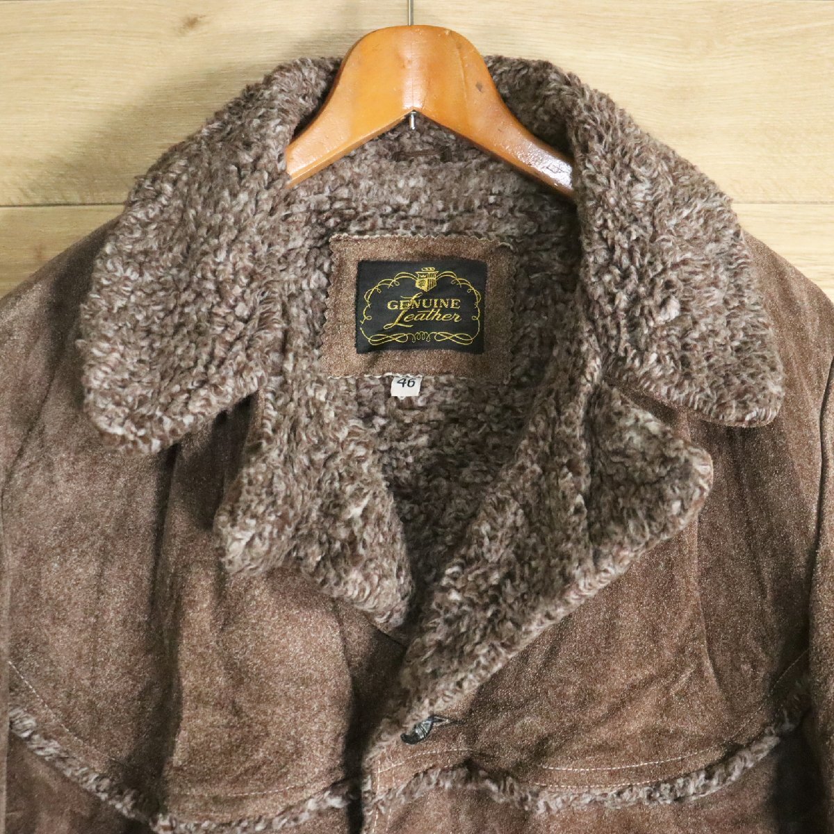 H2J/Y3.20-7 80s~ アメリカ古着 GENUINE Leather 本革 H2J/Y3.20-7 80s~ アメリカ古着 GENUINE Leather 本革