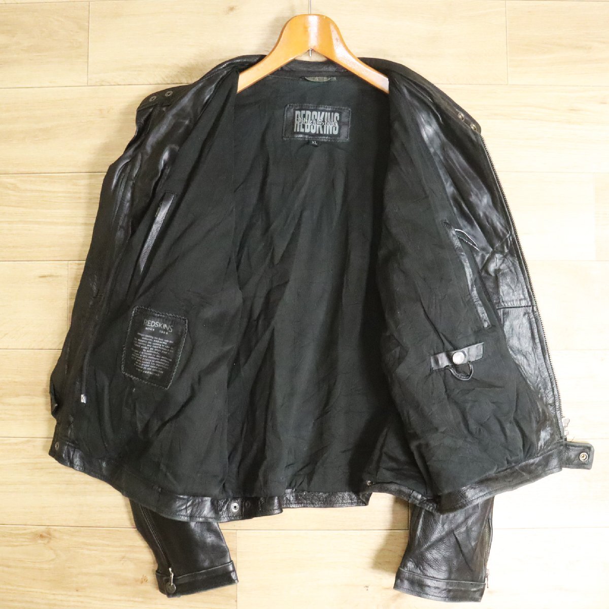 B1S/Y3.25-2 REDSKINS Black Stone シングルライダース 本革 B1S/Y3.25-2 REDSKINS Black Stone シングルライダース 本革