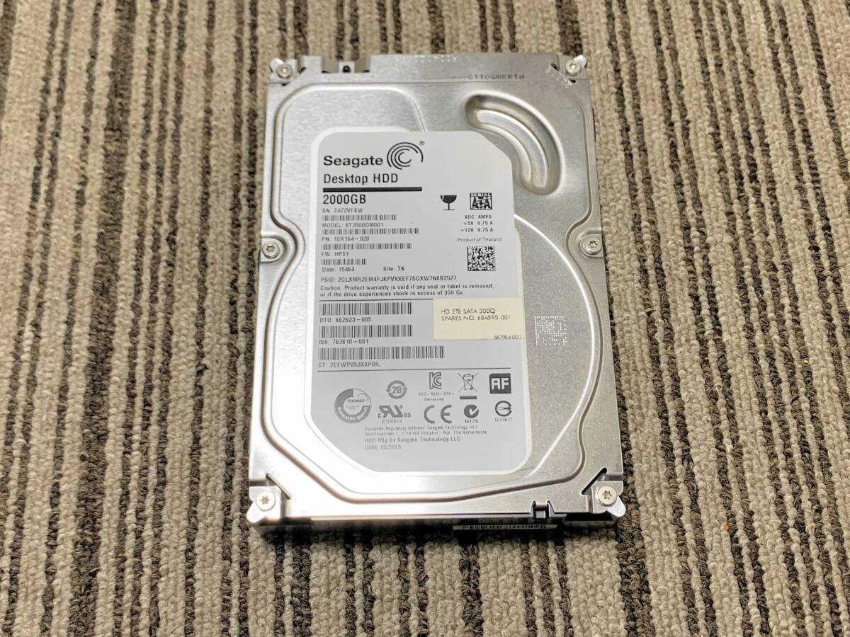 Yahoo!オークション - 2TB SATA ハードディスク 2000GB HDD 2TB 3.5 イ...