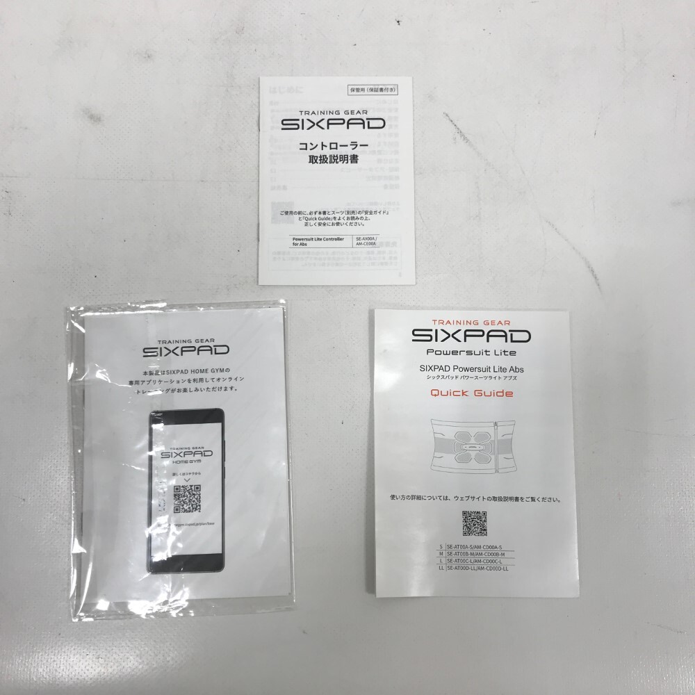 Yahoo!オークション - 07w24122 1円~ TRAINING GEAR SIXPAD Mサイズ 動...