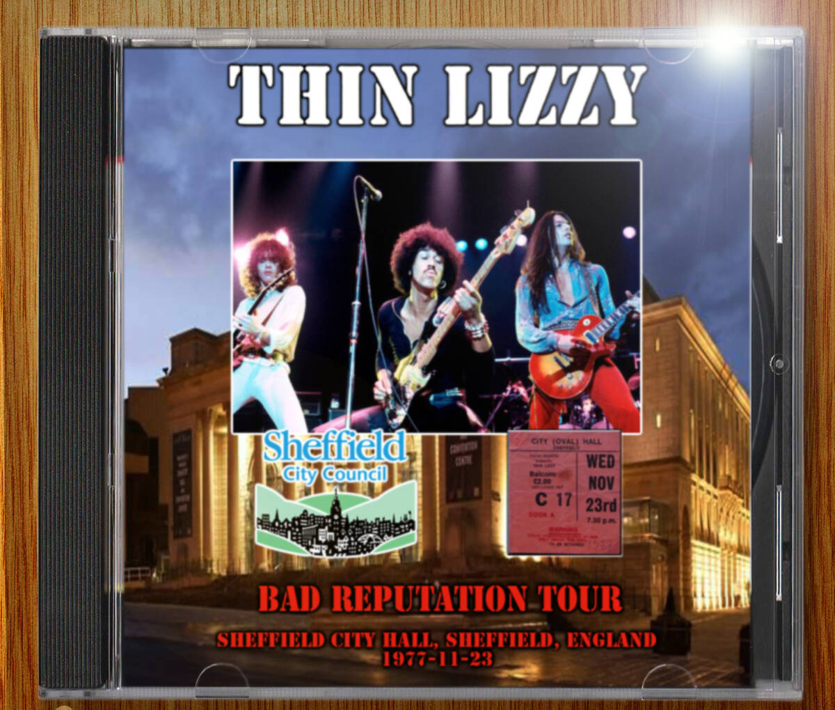 Yahoo!オークション - Thin Lizzy 1977-11-23 Sheffield City Hall