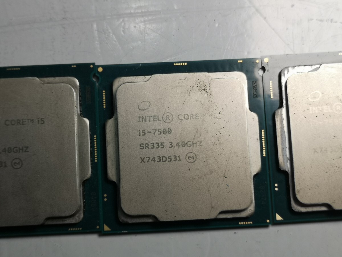 Yahoo!オークション - i5-7500 CPU 3個セット ジャンク扱い クリック ...