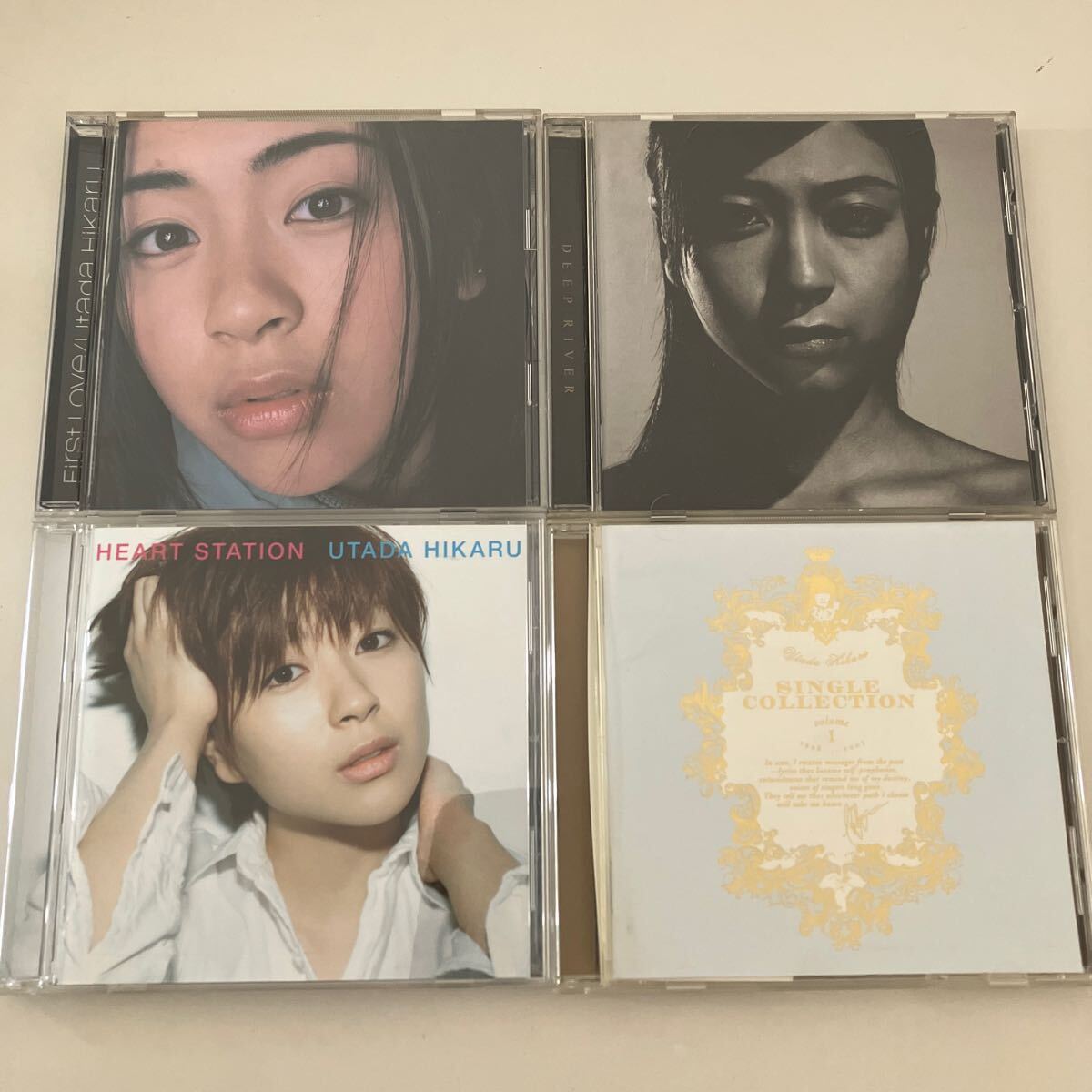 WY7 盤面良好 宇多田ヒカル CD セット アルバム まとめ売り First Love DEEP RIVER HEART STATION SINGLE COLLECTION(宇多田ヒカル ...