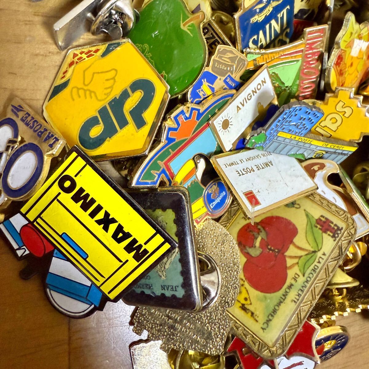 Yahoo!オークション - N198 50個 フランス ピンバッジ フランス雑貨 ヴ...