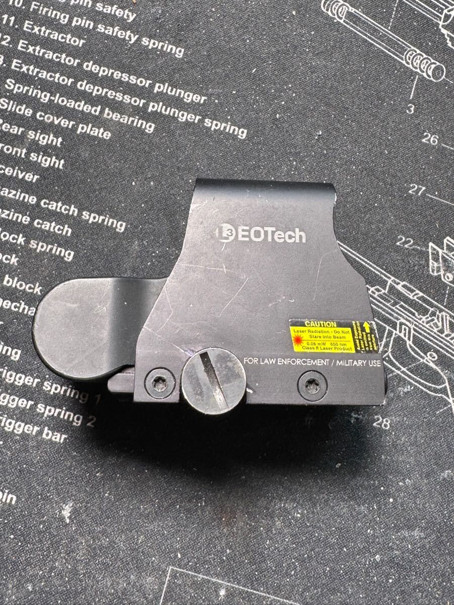 Yahoo!オークション - 実物 EOTECH XPS3-0 ブラック HWS ホログラフィ...