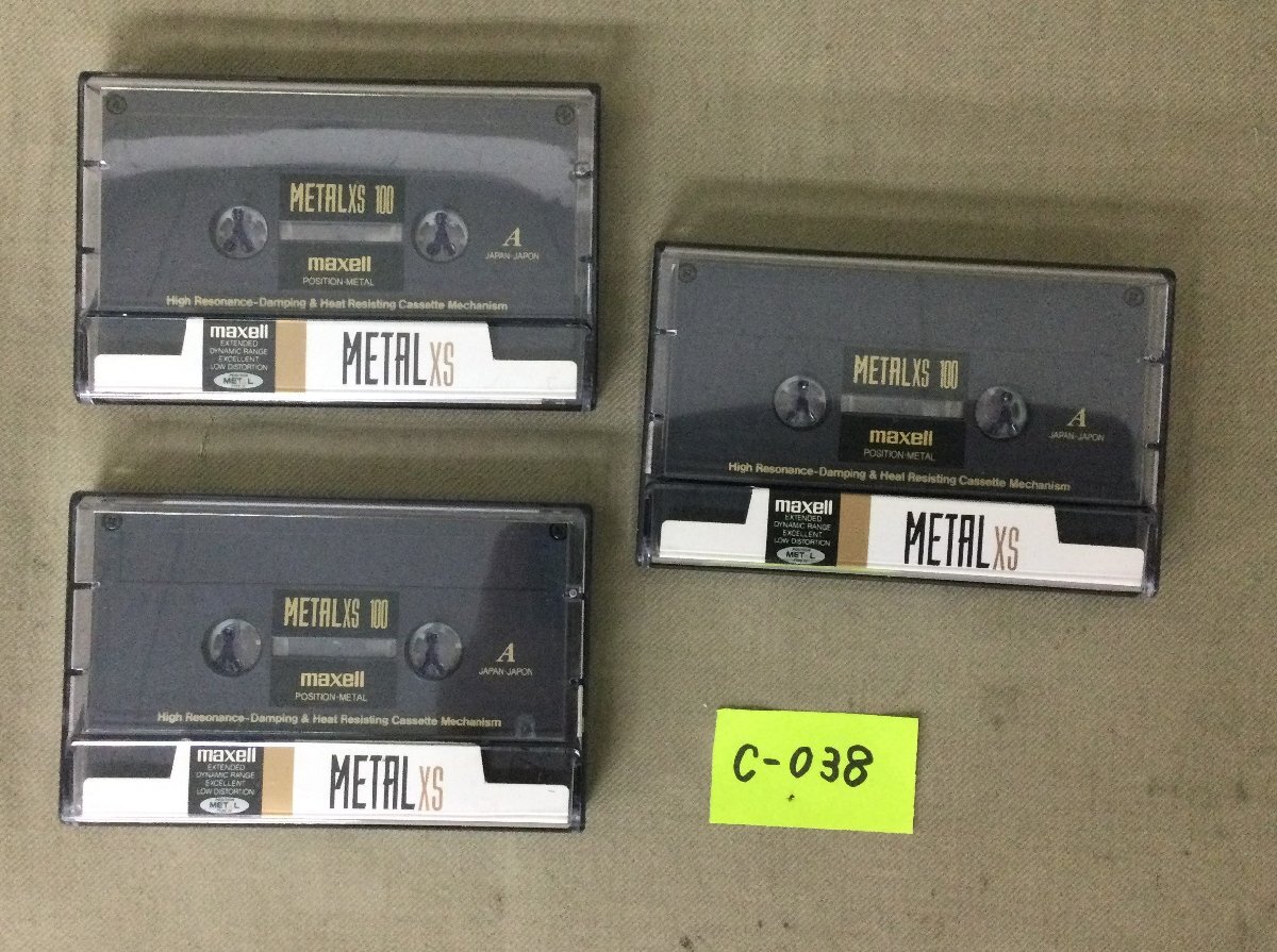 Yahoo!オークション - C―038 カセットテープセット 中古 maxell ...